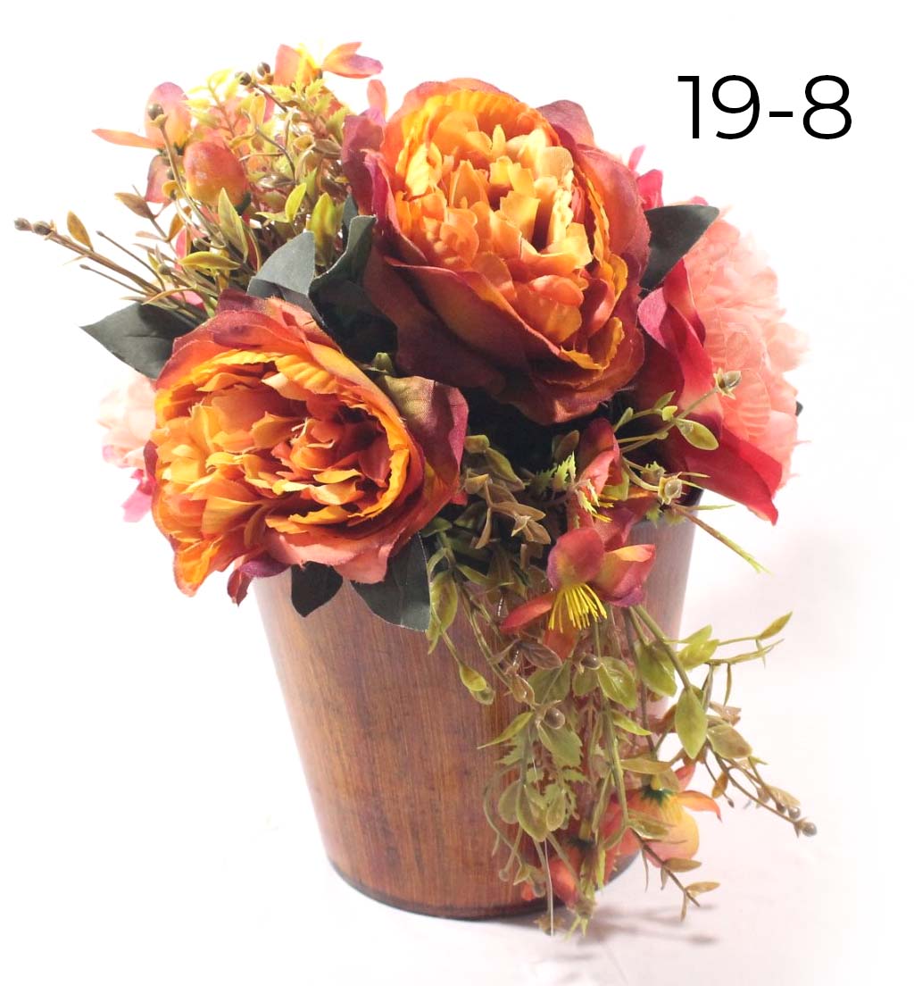 Ocher Rose Mix Flower Arrangement – Anding's Toys & Flowers Inc.