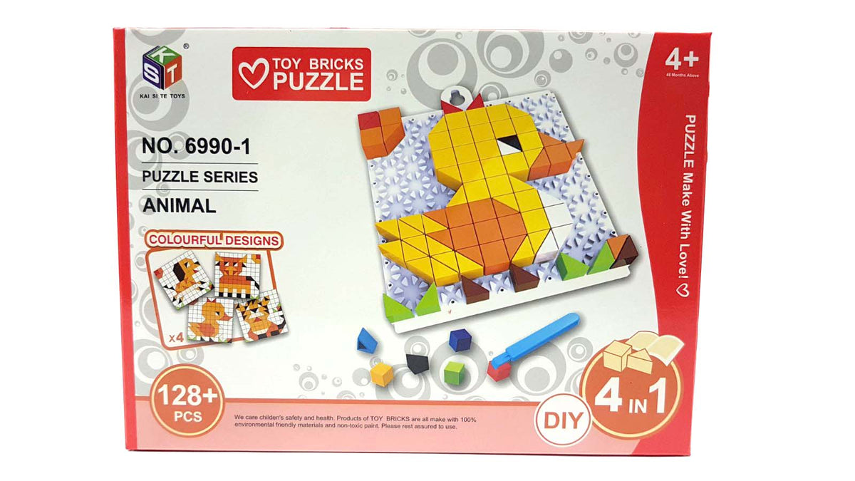 Bricks Puzzle Blocks 4-in-1 – Anding's Toys & Flowers Inc.
